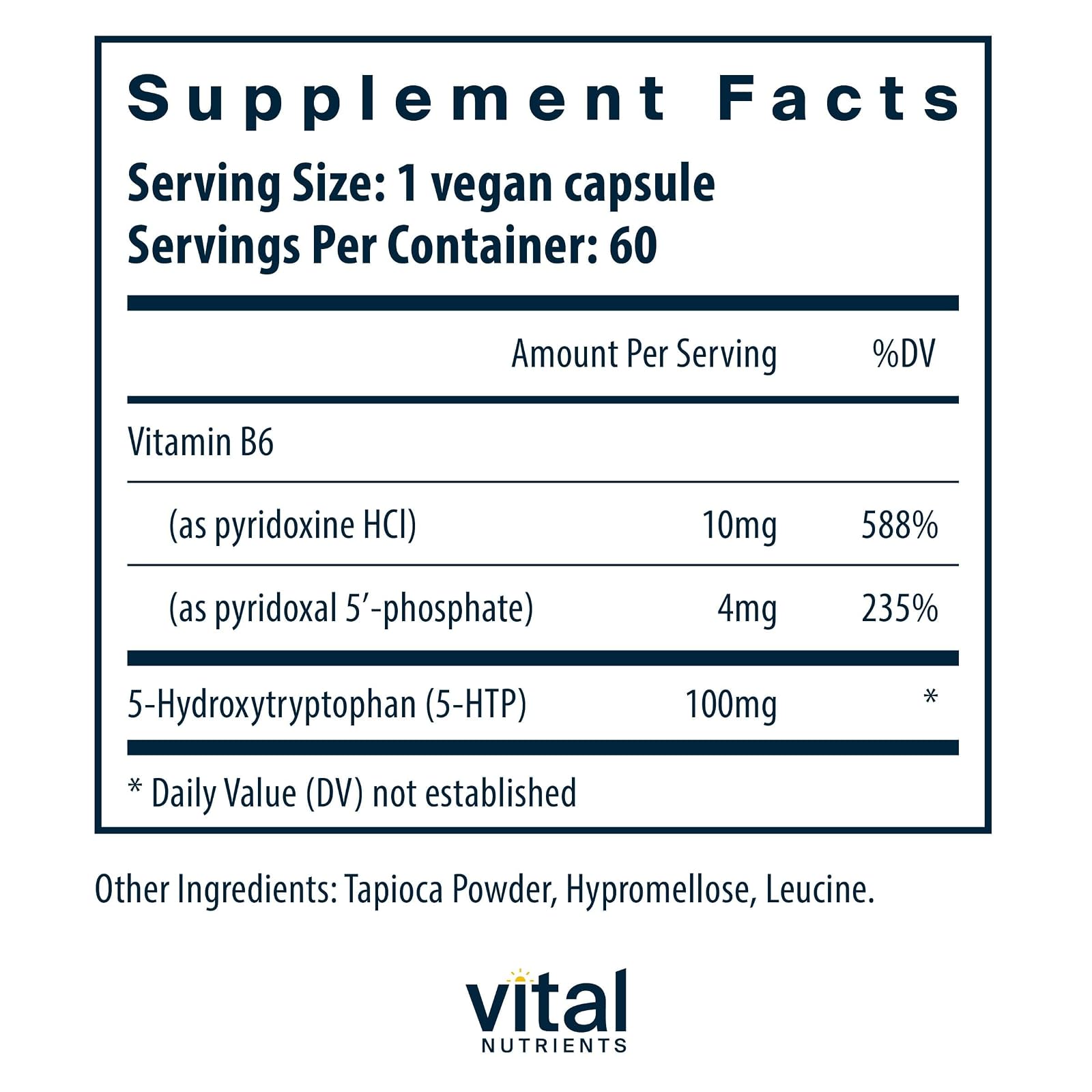 Vital Nutrients 5-HTP for relaxation