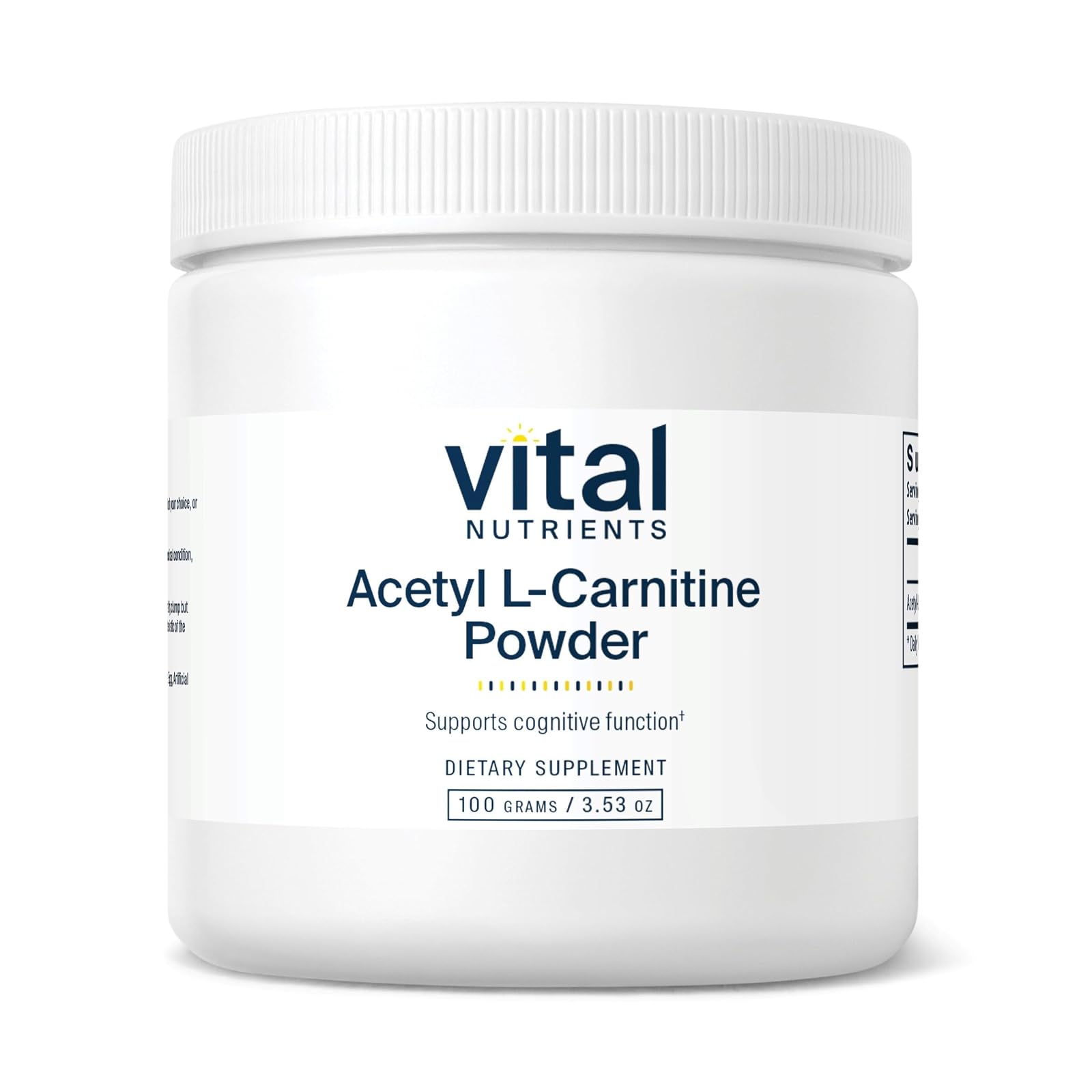 Vital Nutrients Acetyl L-Carnitine powder supplement
