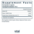 Vital Nutrients digestive health capsules