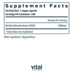 Vital Nutrients MSM for better sleep