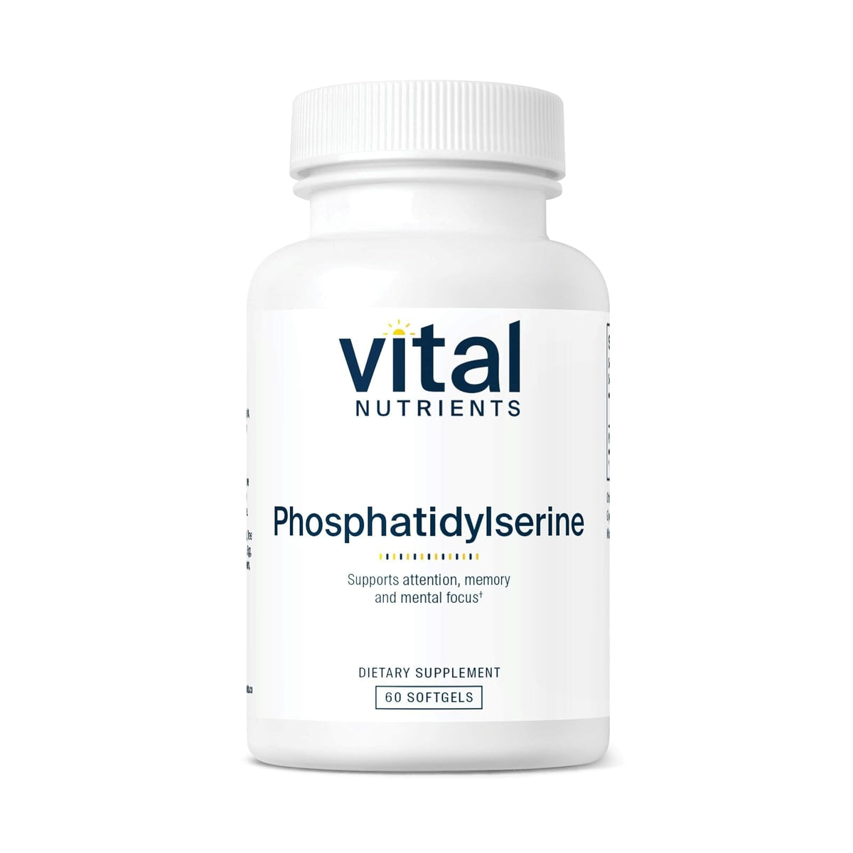 Vital Nutrients phosphatidylserine softgels for brain health