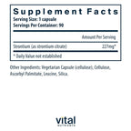 Vital Nutrients strontium capsules