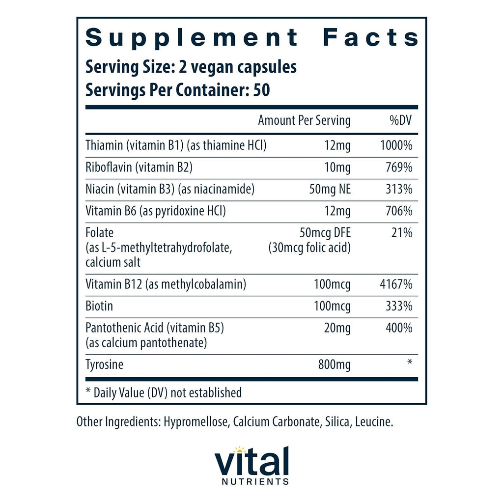 vital nutrients vitamin b complex