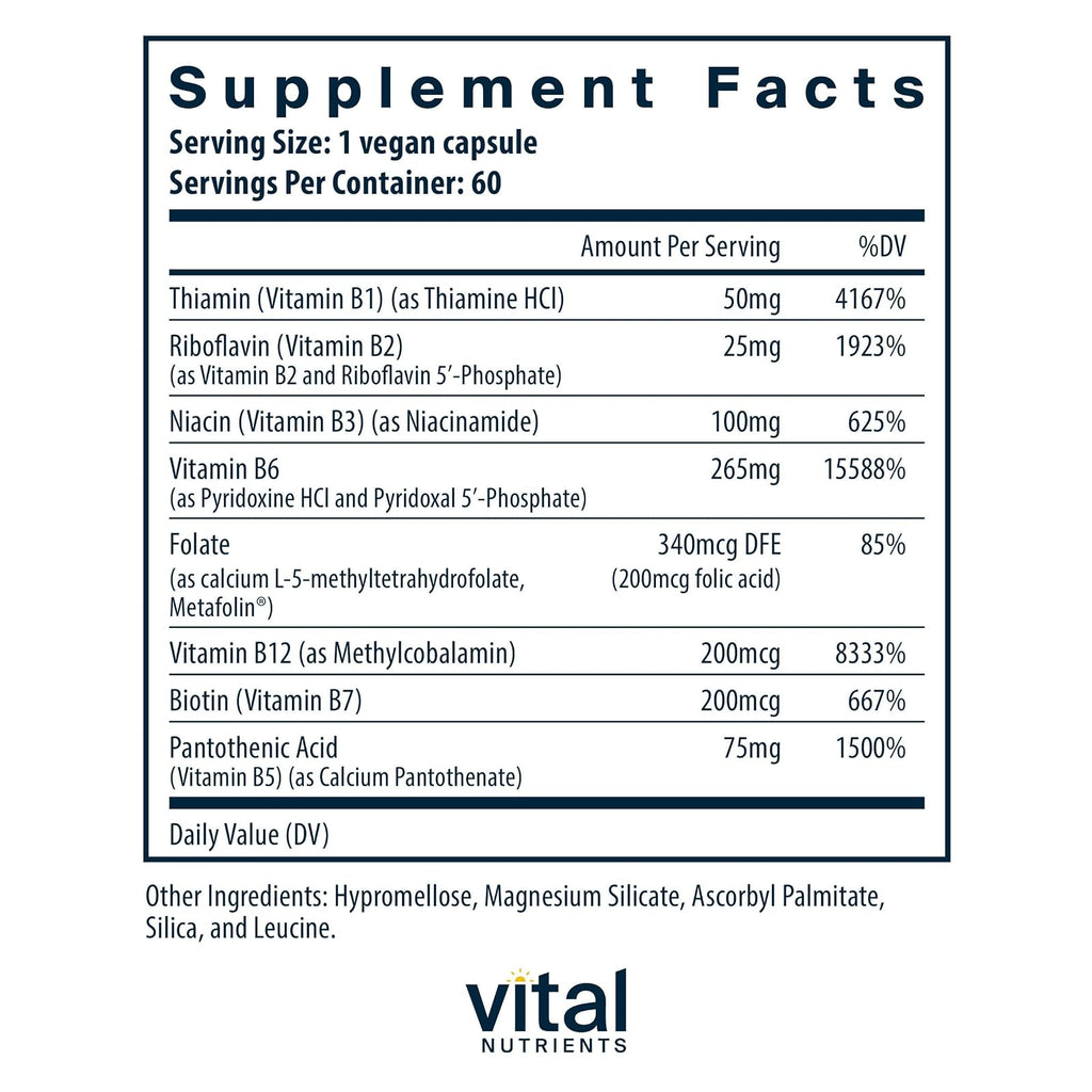 vital nutrients vitamin b6 capsules