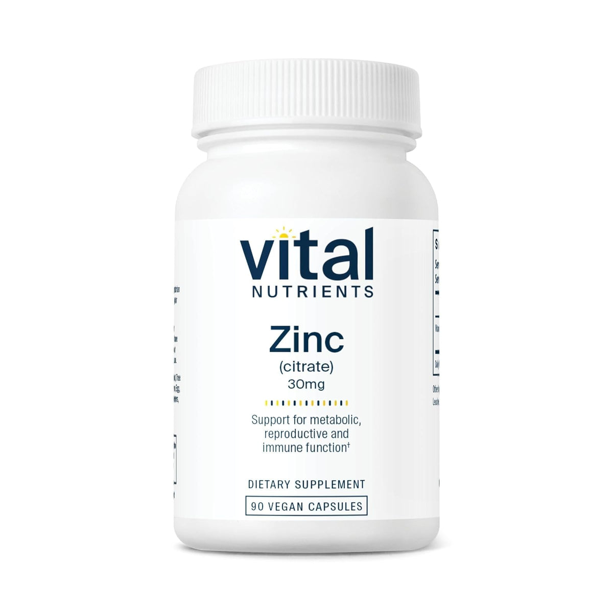 Vital Nutrients Zinc Citrate capsules