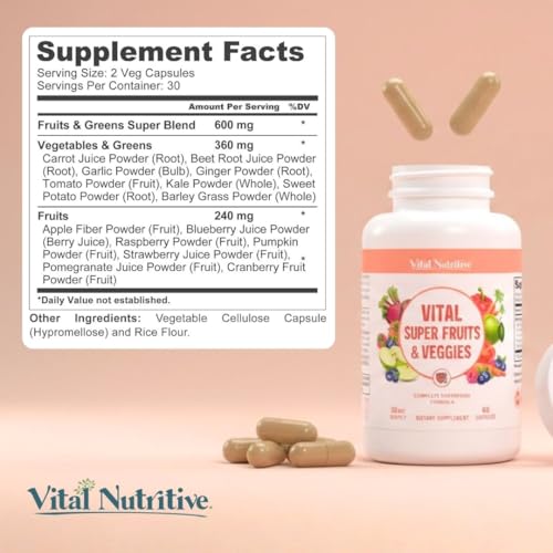 VITAL NUTRITIVE super fruits and veggies blend