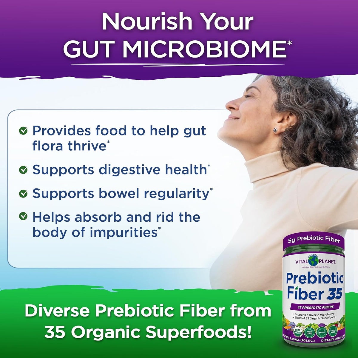 Vital Planet Fiber 35 for daily wellness