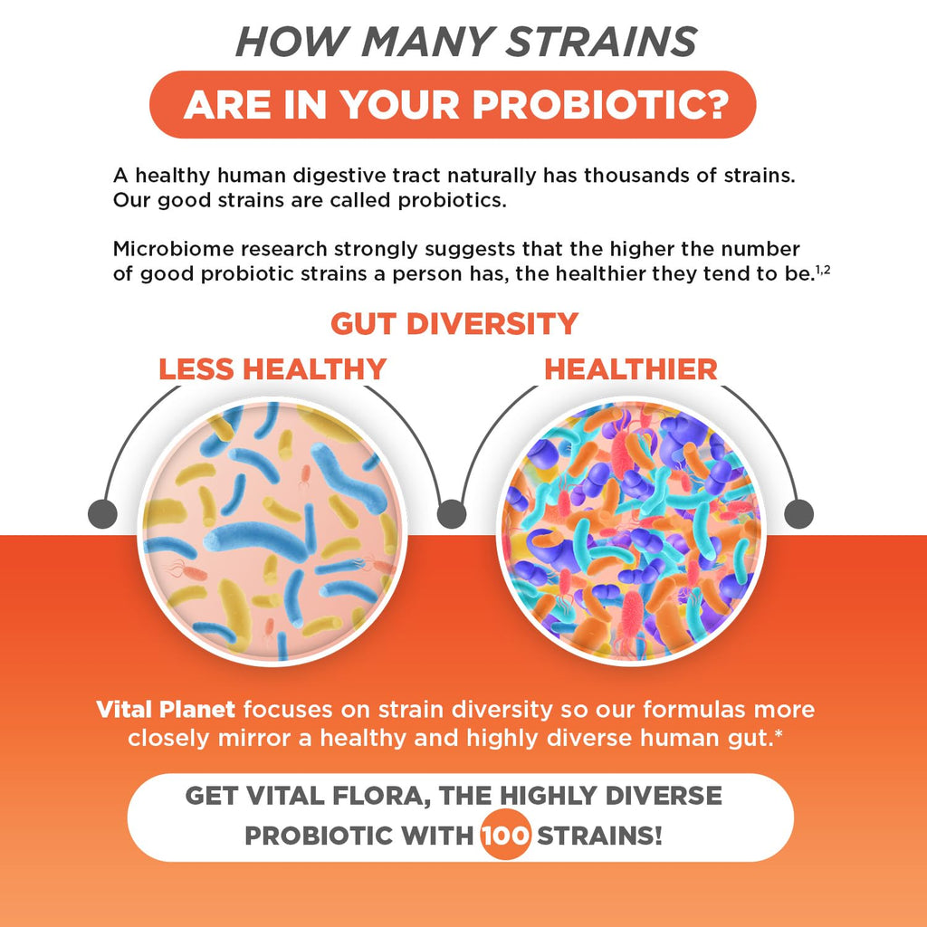 Vital Planet probiotics for overall wellness