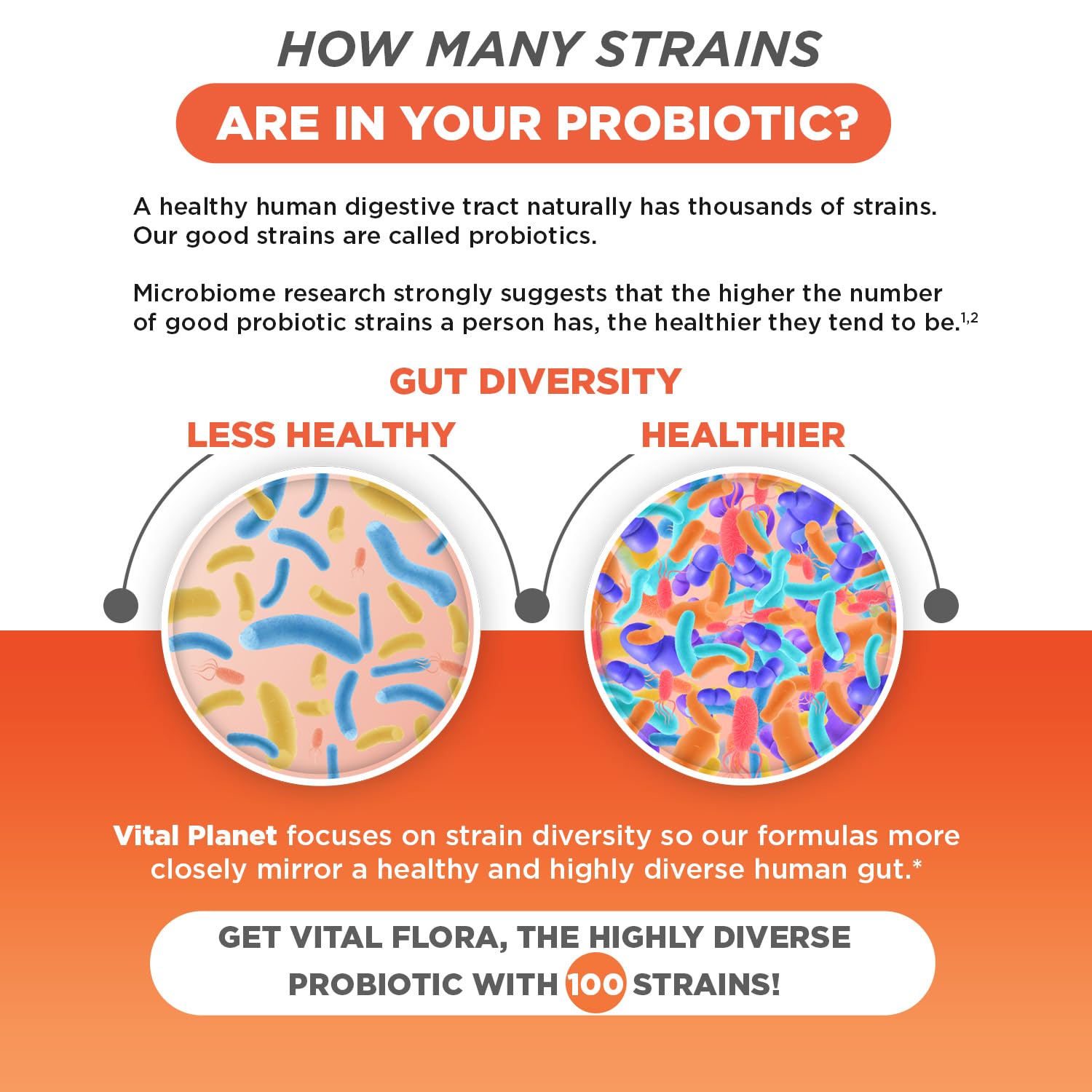 Vital Planet probiotics for overall wellness