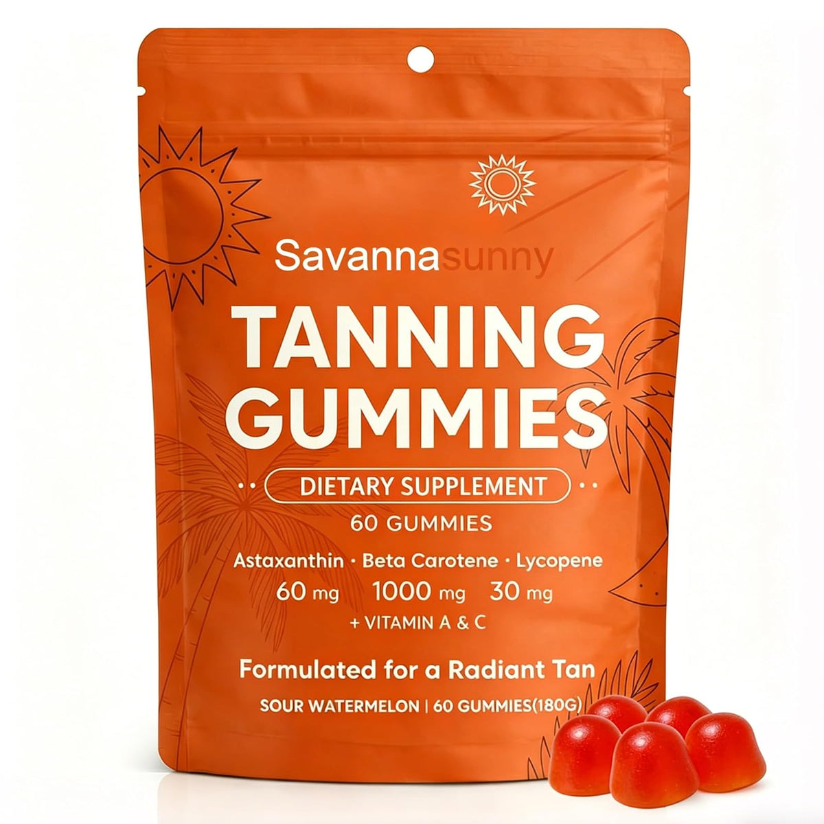 VITAL POWER tanning gummies benefits