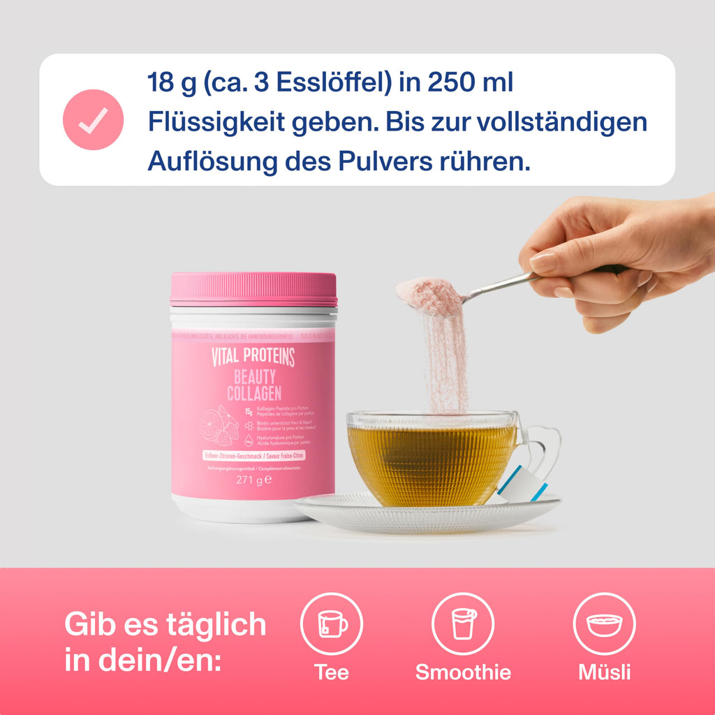 Vital Proteins blended supplements for glowing skin