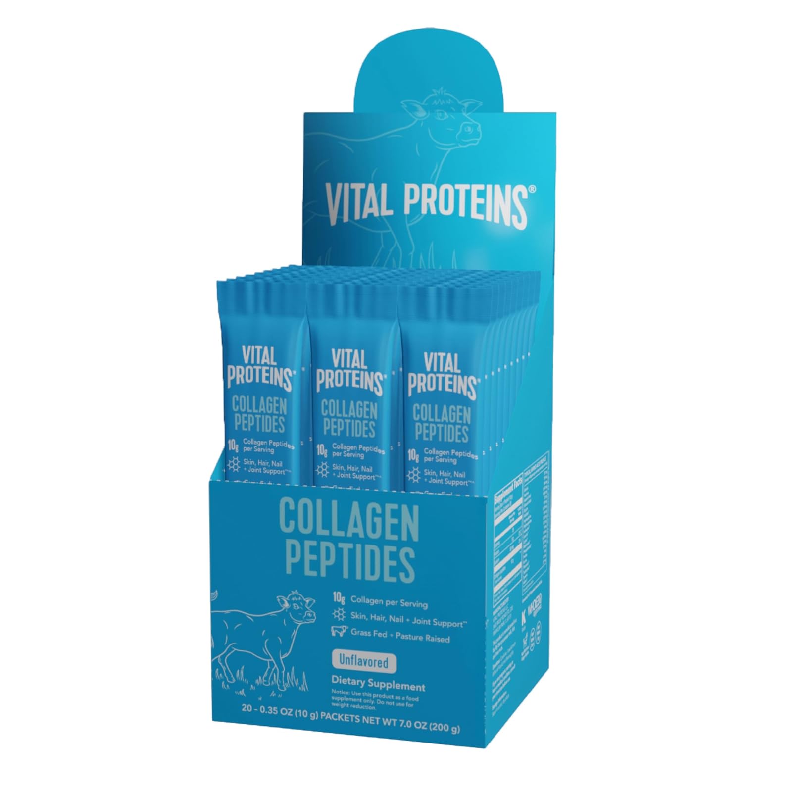 vital proteins collagen peptides stick packs
