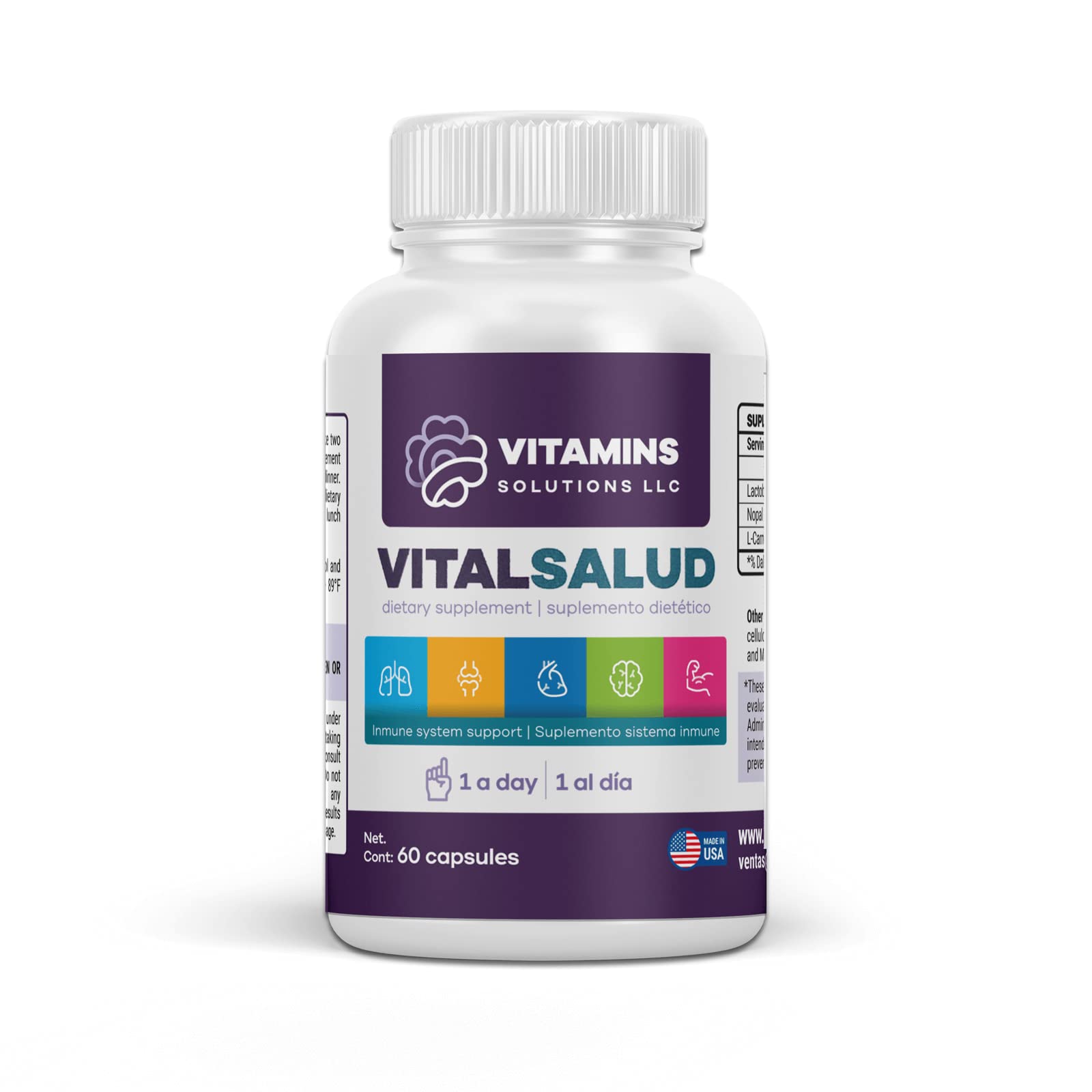 Vital Salud blended vitamin supplements for energy