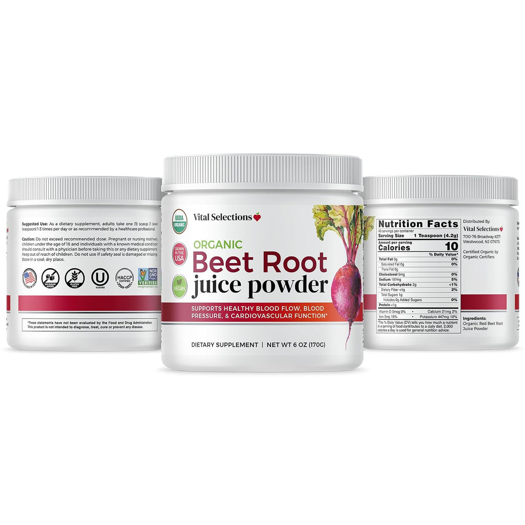 Vital Selections beet root powder nutrition