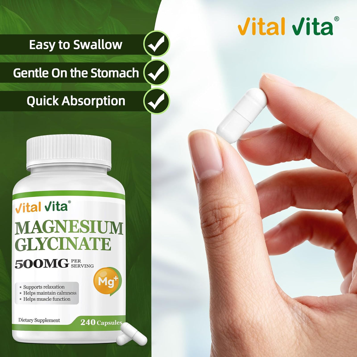 Vital Vita magnesium for daily wellness