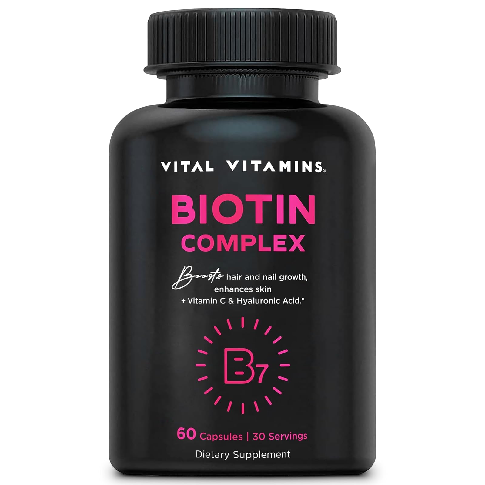 Vital Vitamins Biotin Complex for hair growth