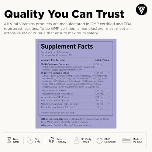 Vital Vitamins capsules for overall wellness