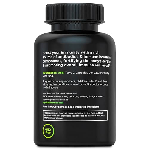 Vital Vitamins colostrum benefits