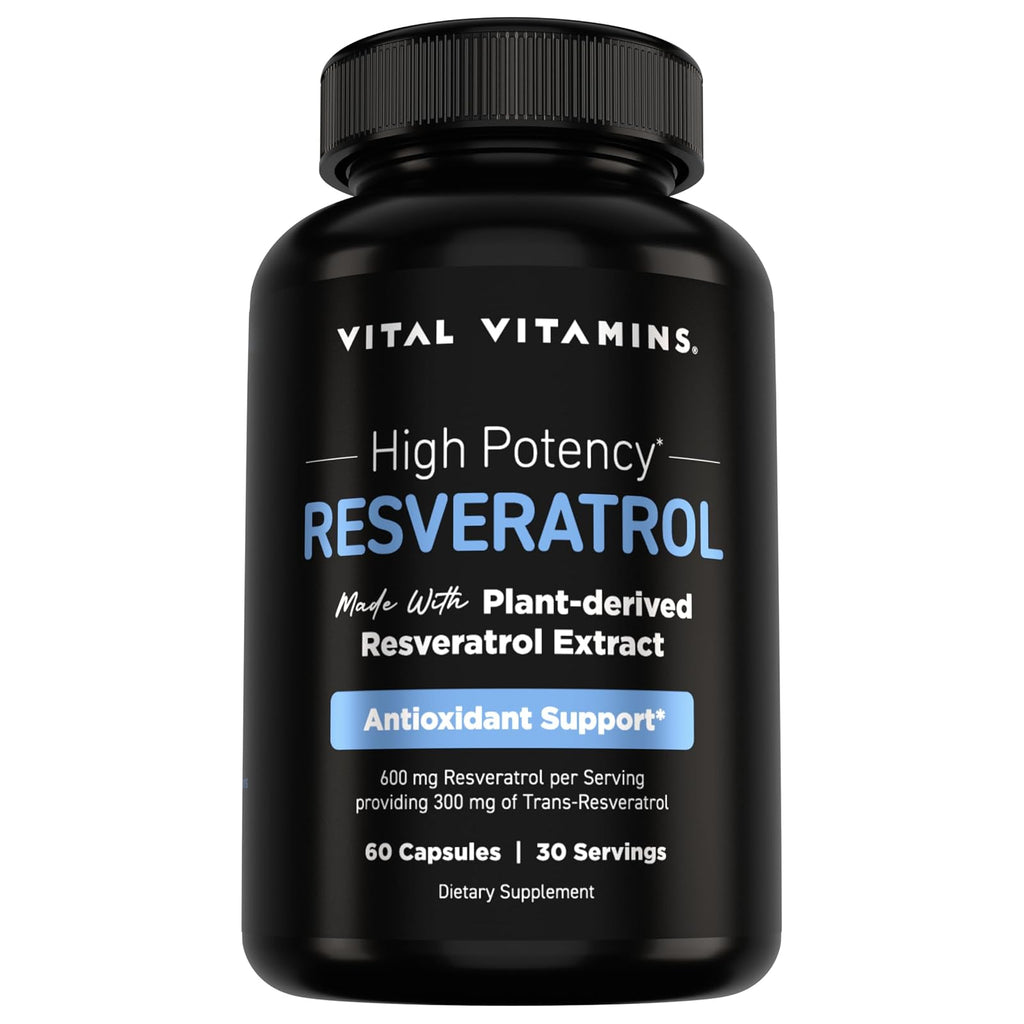 Vital Vitamins Resveratrol antioxidant support