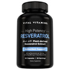 Vital Vitamins Resveratrol antioxidant support