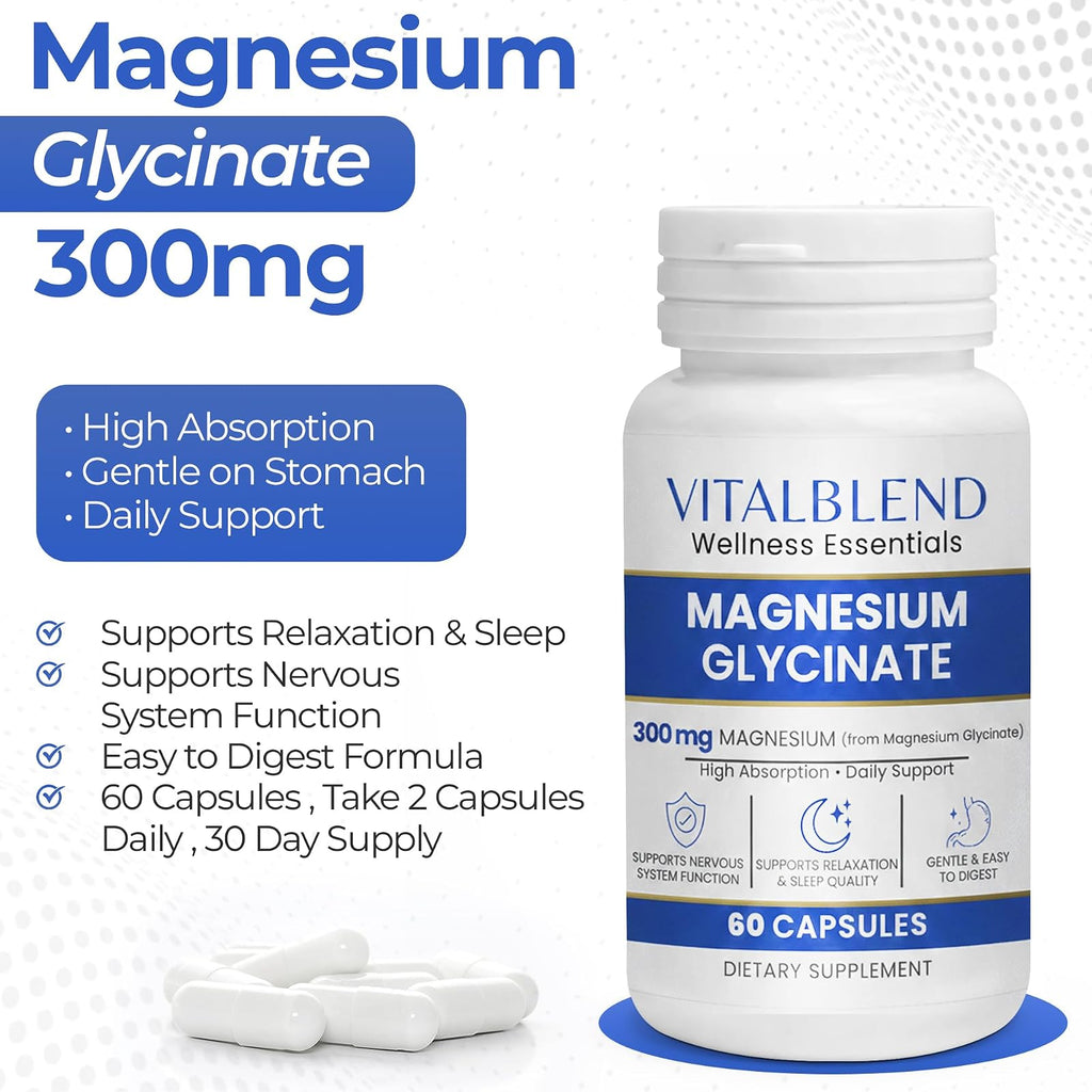 Vitalblend magnesium supplement for relaxation