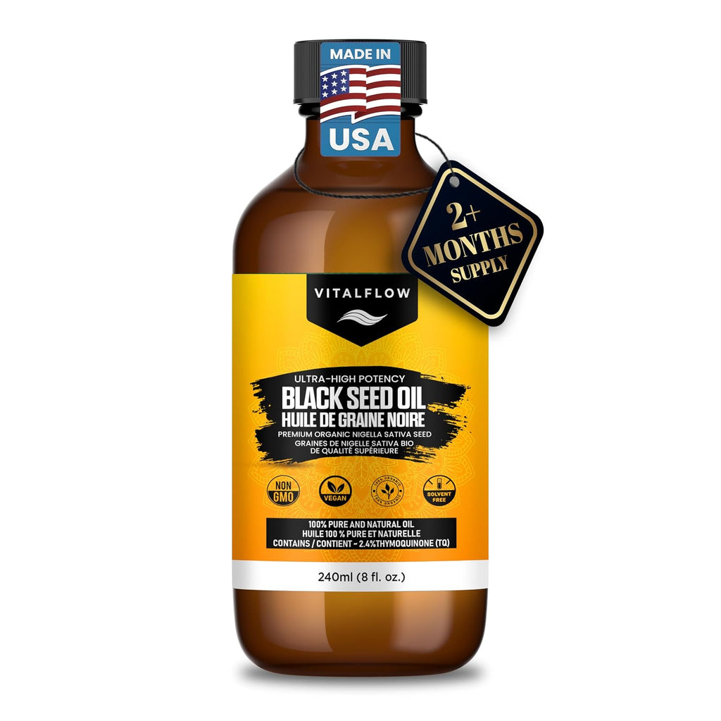VITALFLOW organic black seed oil benefits