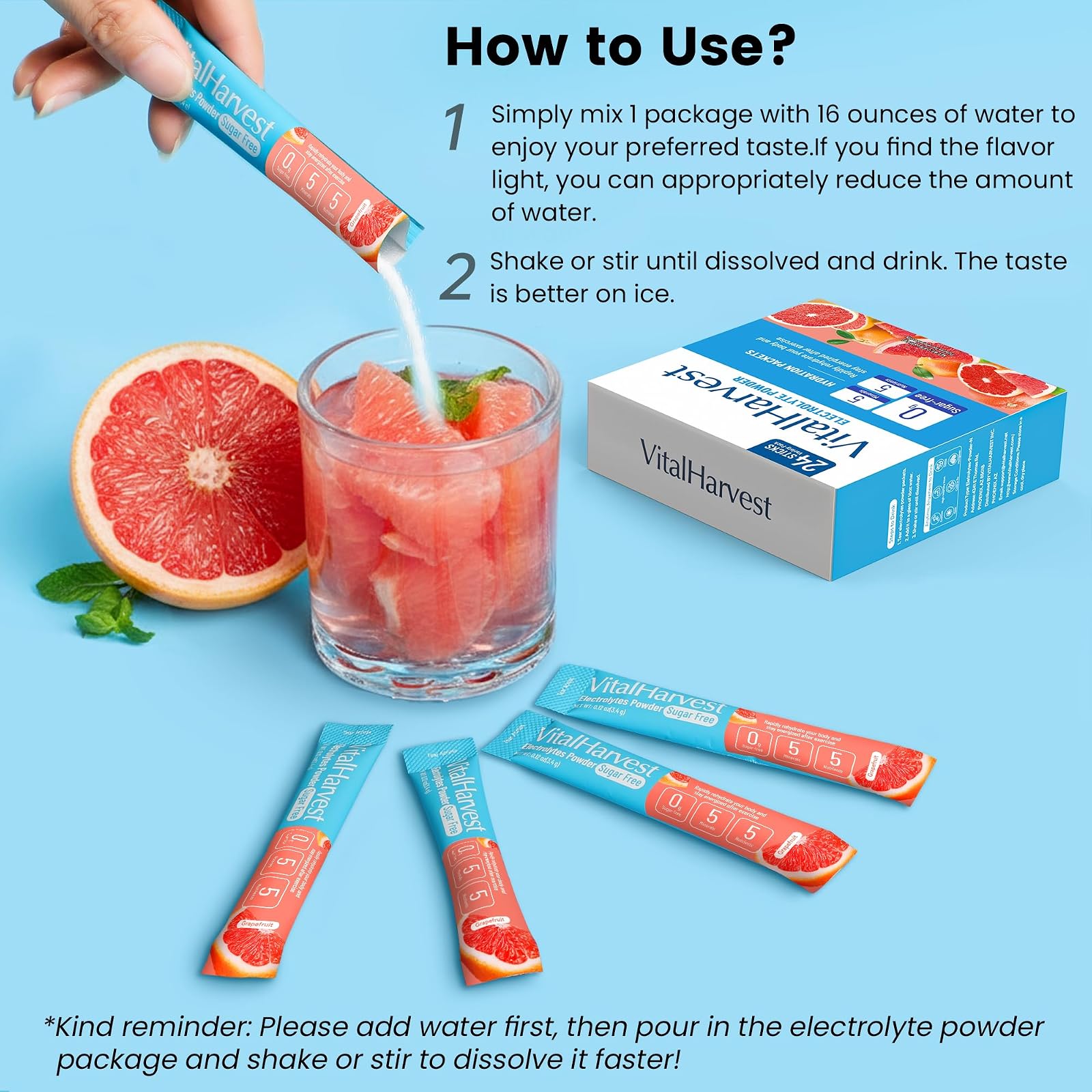 VitalHarvest Endure electrolyte benefits
