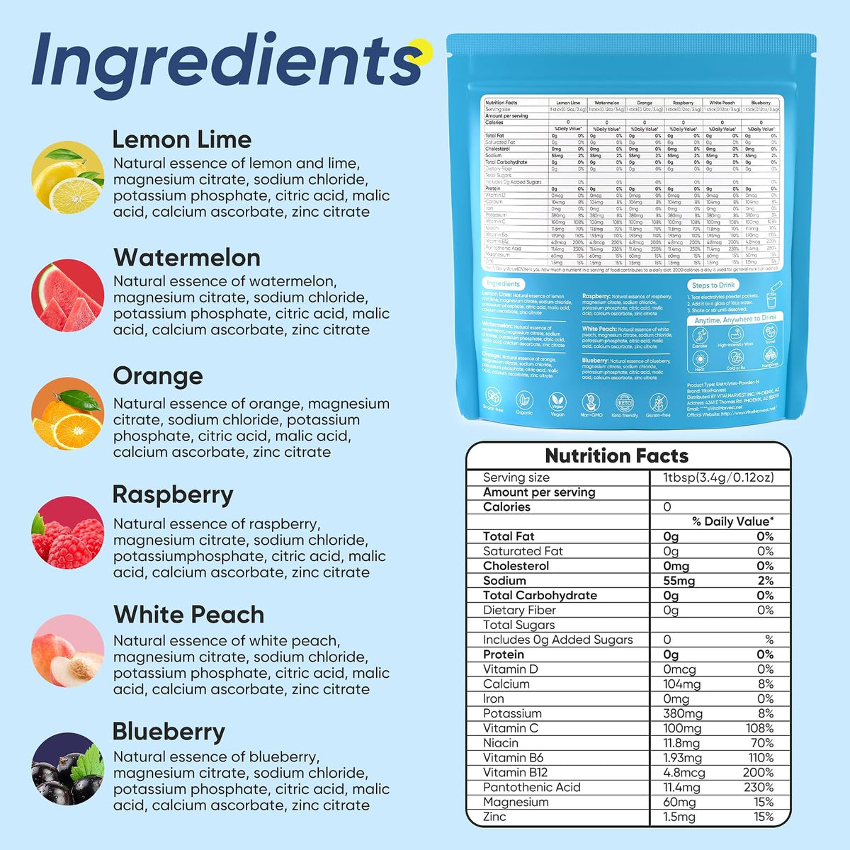 VitalHarvest Endure sports hydration