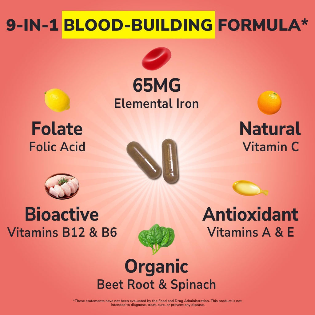 Vitalibre 65 mg iron for healthy blood
