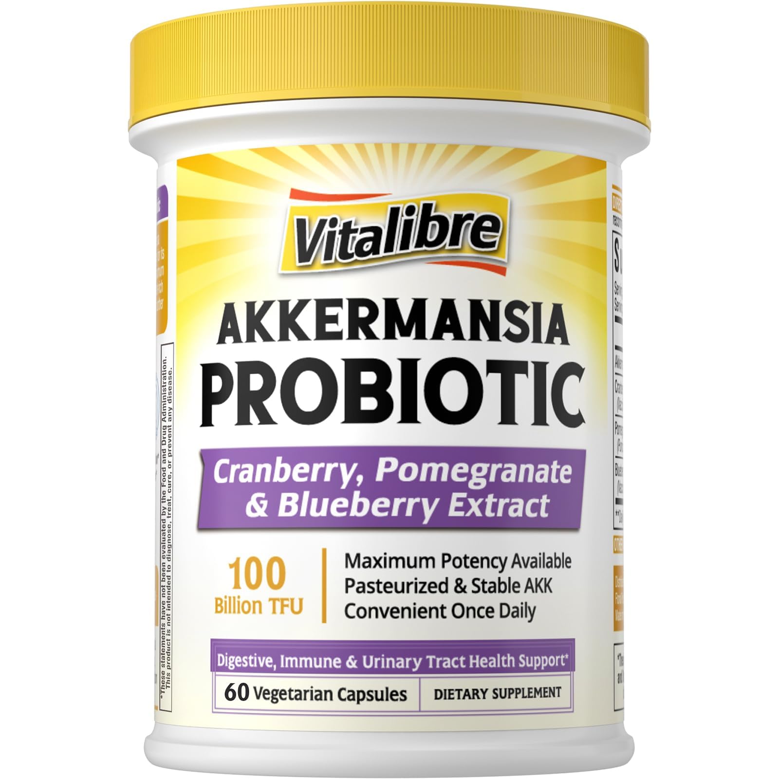 Vitalibre Akkermansia probiotics for gut health