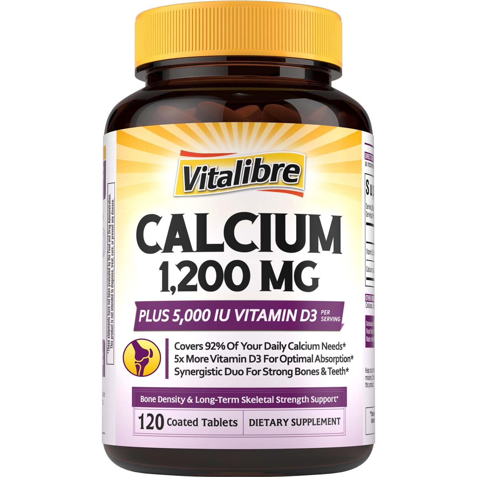 Vitalibre calcium 600 mg tablets