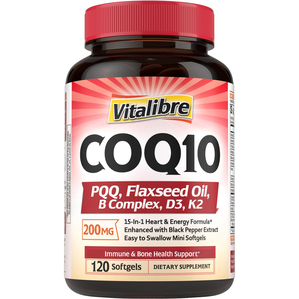 Vitalibre CoQ10 200 mg softgels