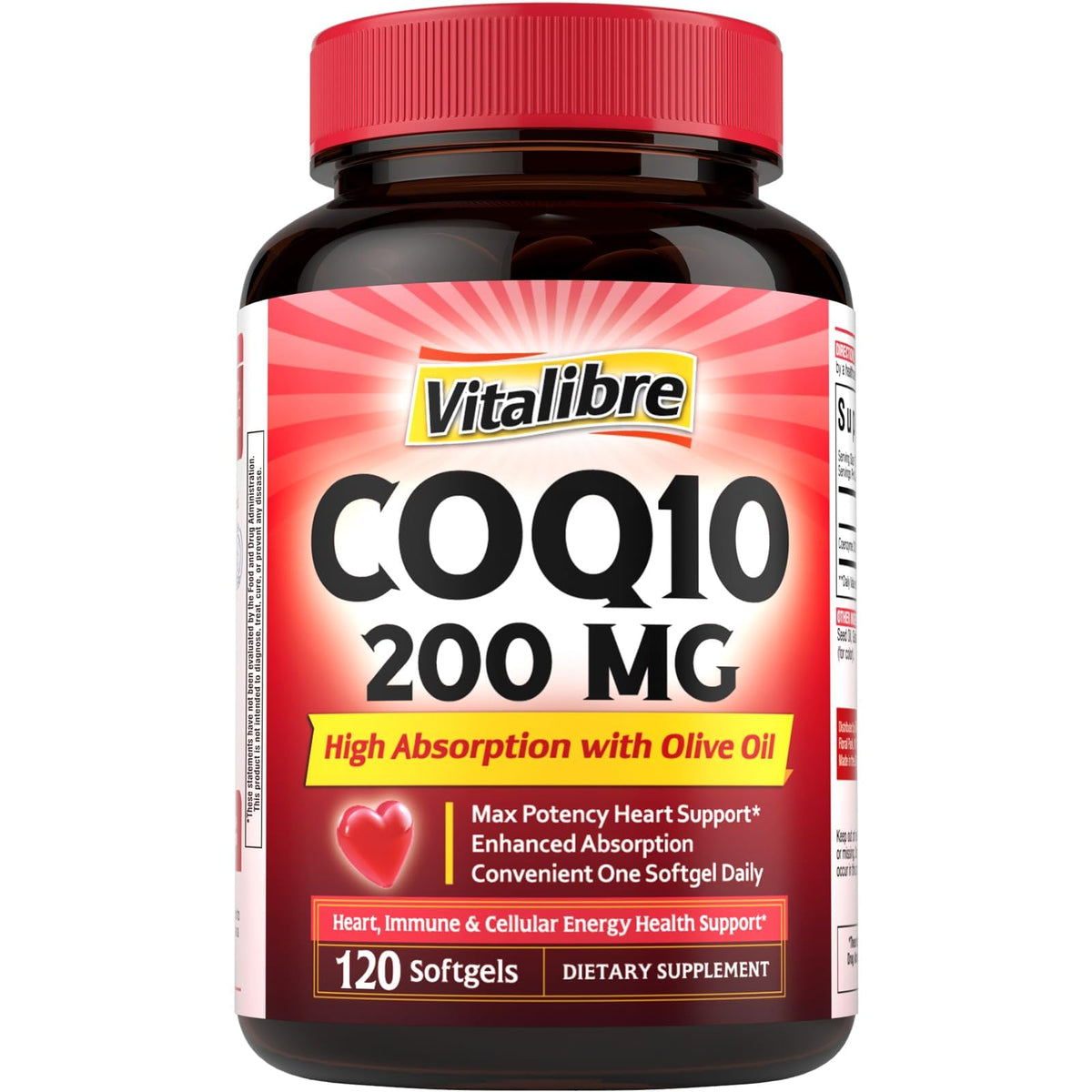 Vitalibre CoQ10 200 mg softgels