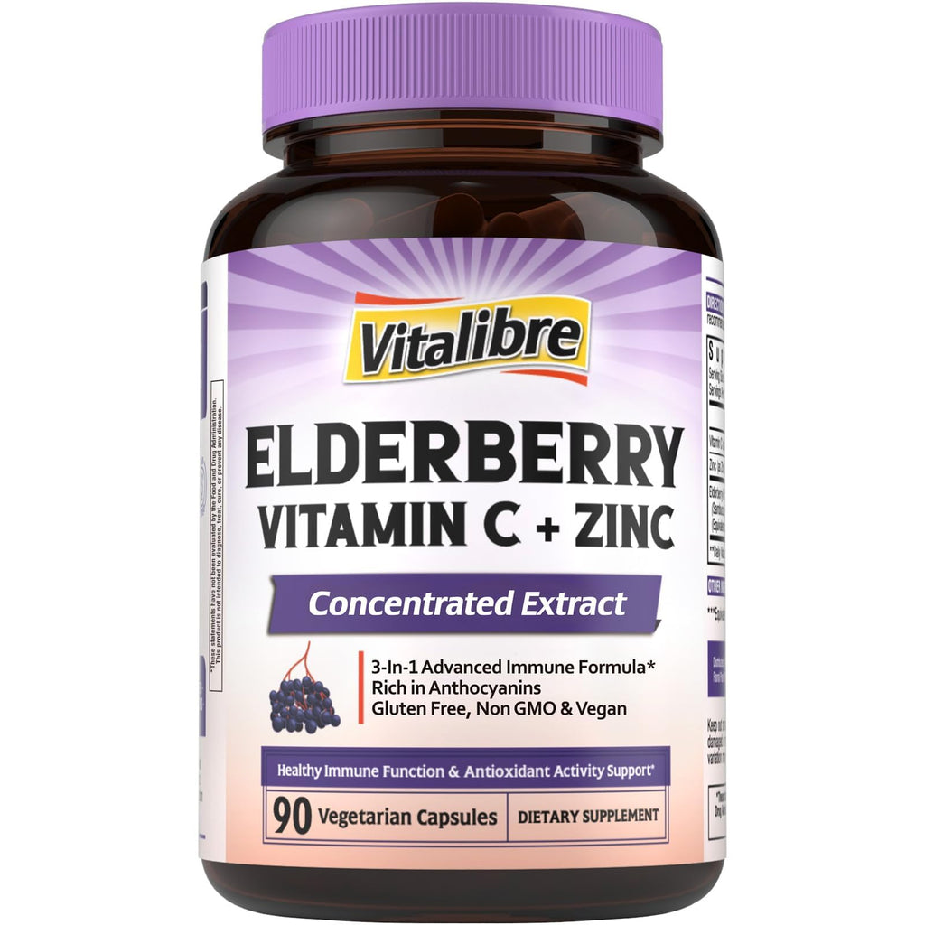 Vitalibre elderberry extract capsules