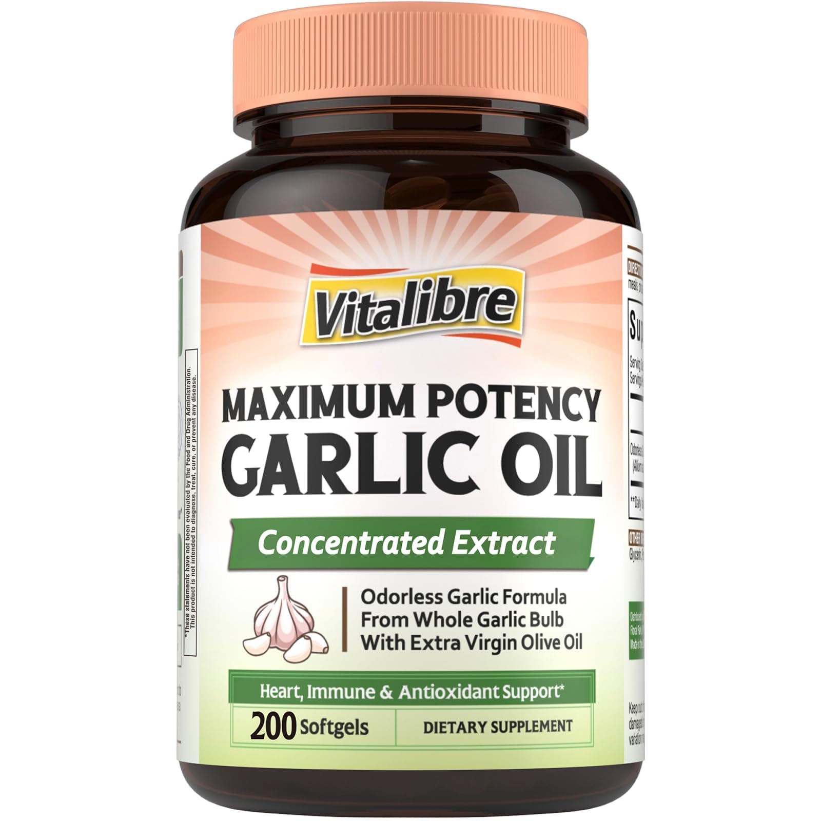 Vitalibre garlic oil softgels