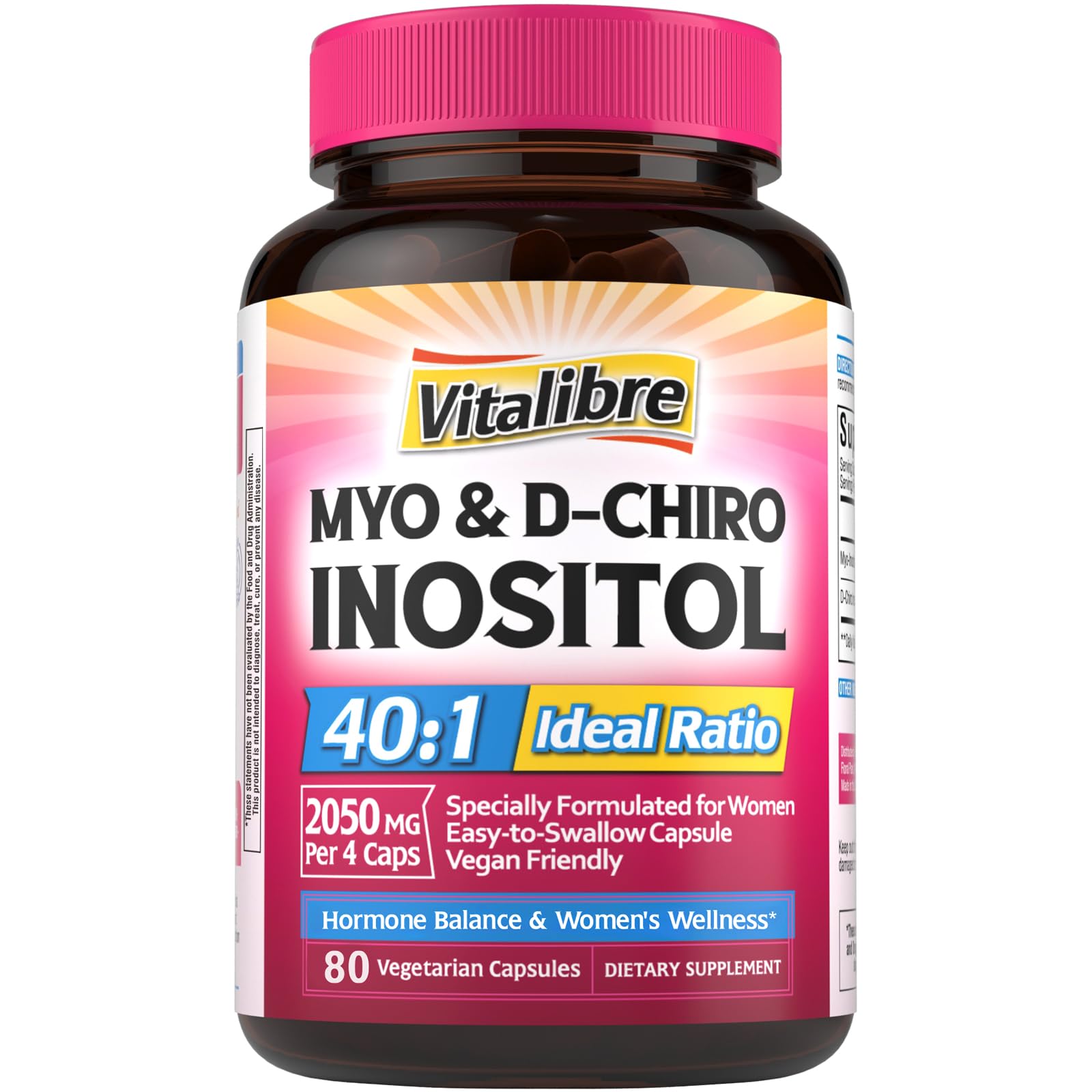 Vitalibre Inositol vegan capsules
