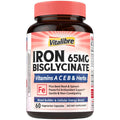 Vitalibre Iron Bisglycinate capsules for energy