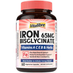Vitalibre Iron Bisglycinate capsules for energy