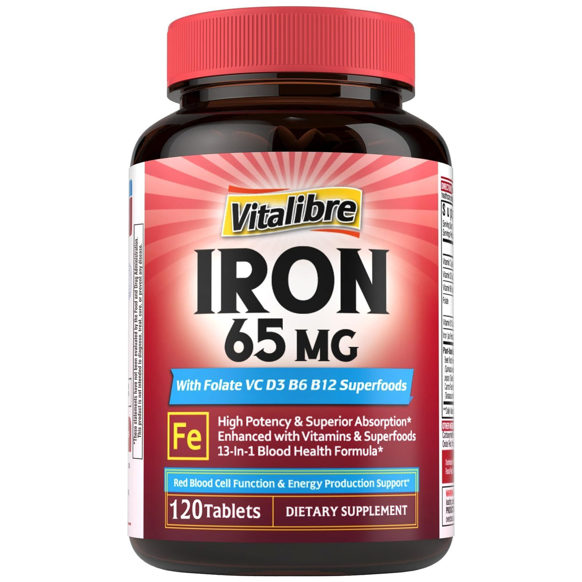 Vitalibre iron supplement for women