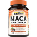 Vitalibre maca root capsules for energy