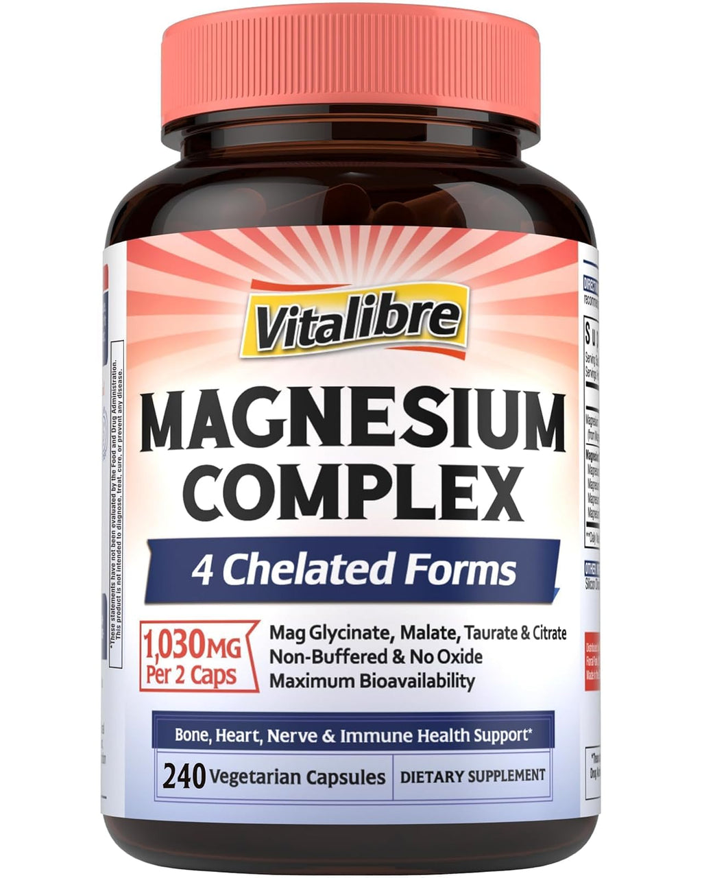 Vitalibre Magnesium Complex vegan capsules