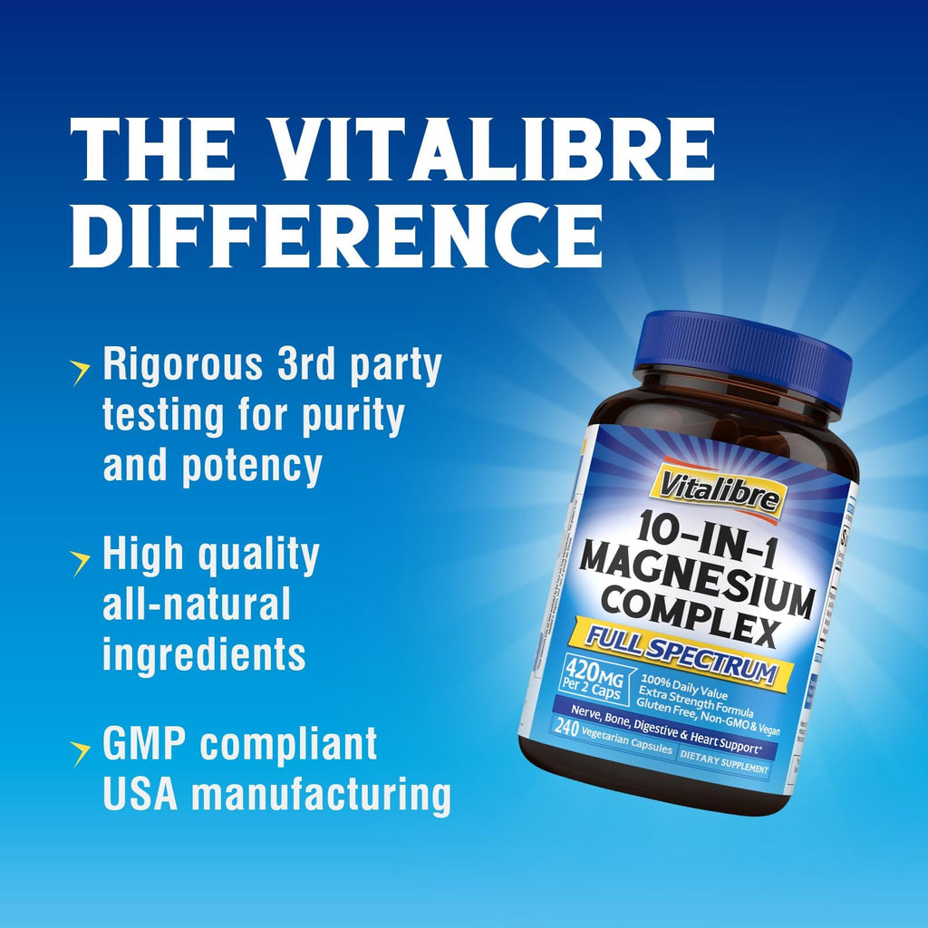 Vitalibre magnesium for active lifestyles