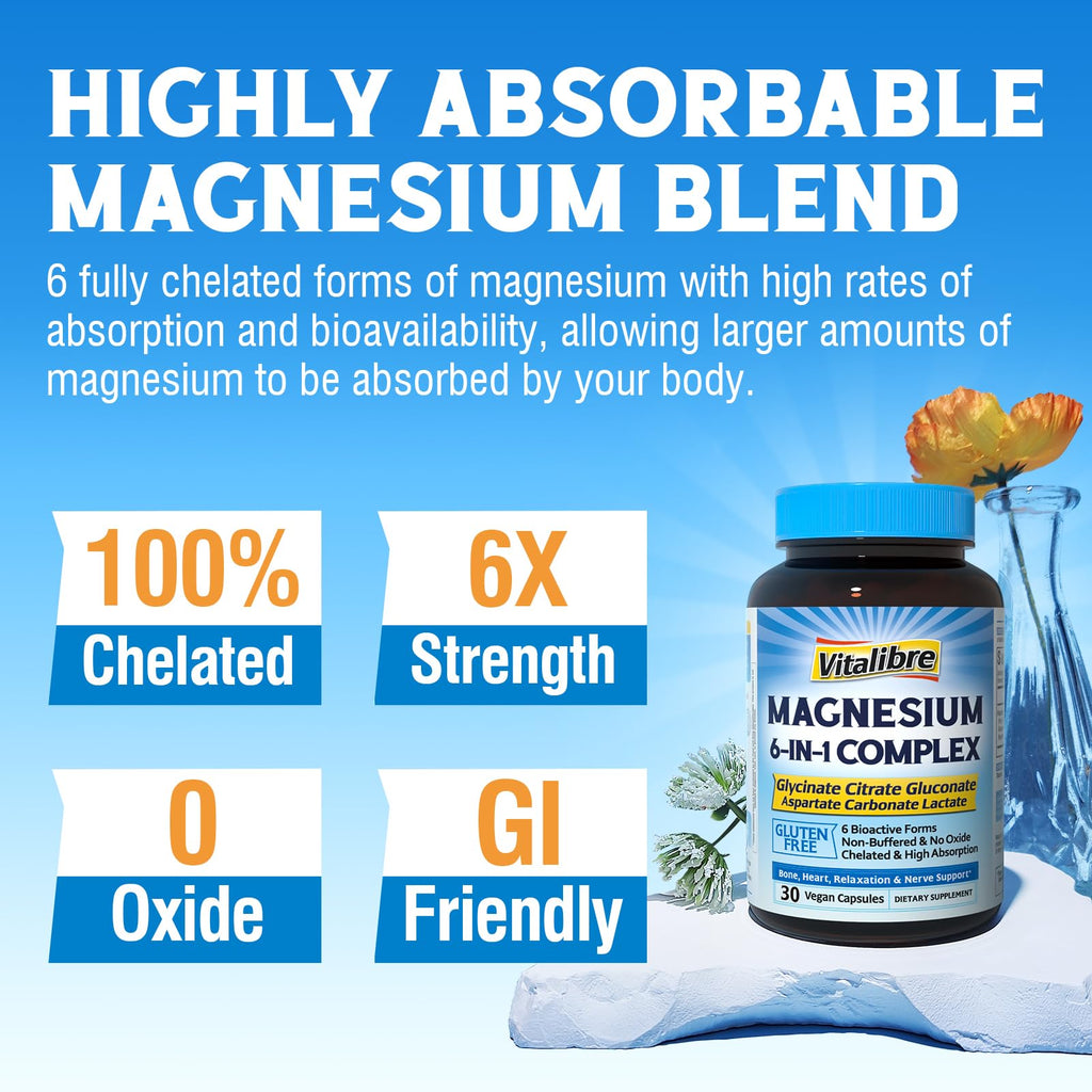 Vitalibre magnesium for muscle relaxation
