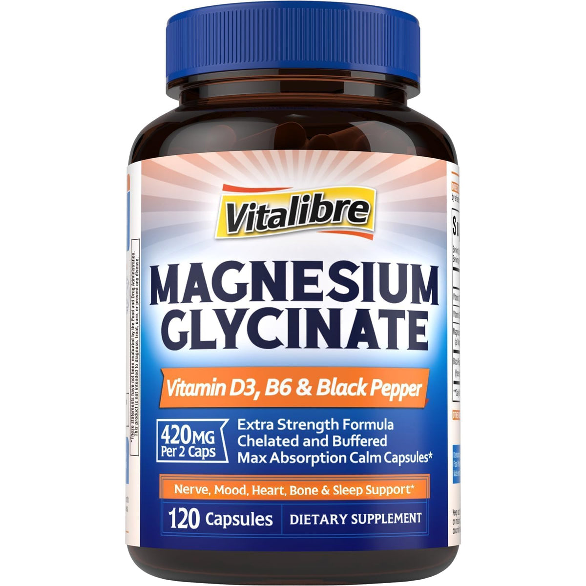 Vitalibre magnesium glycinate capsules