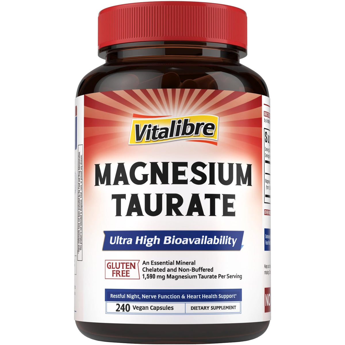 Vitalibre Magnesium Taurate for muscle relaxation