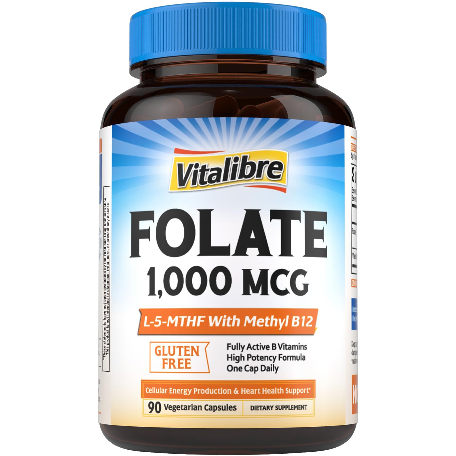 Vitalibre Methyl Folate for energy