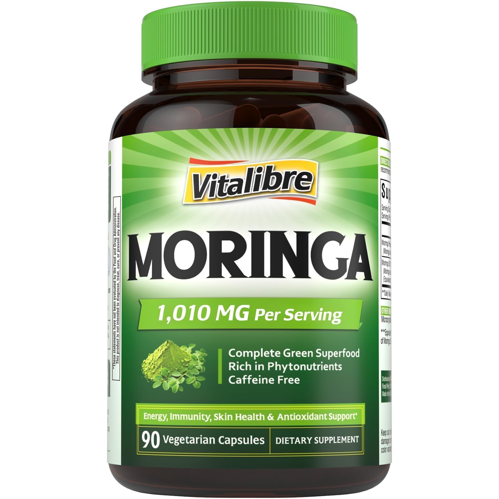 Vitalibre moringa capsules for energy