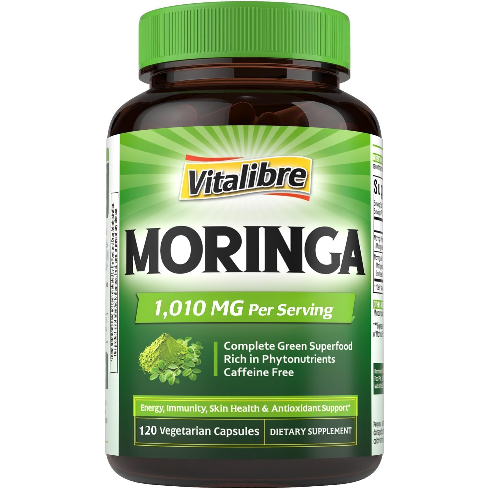 Vitalibre moringa capsules for energy