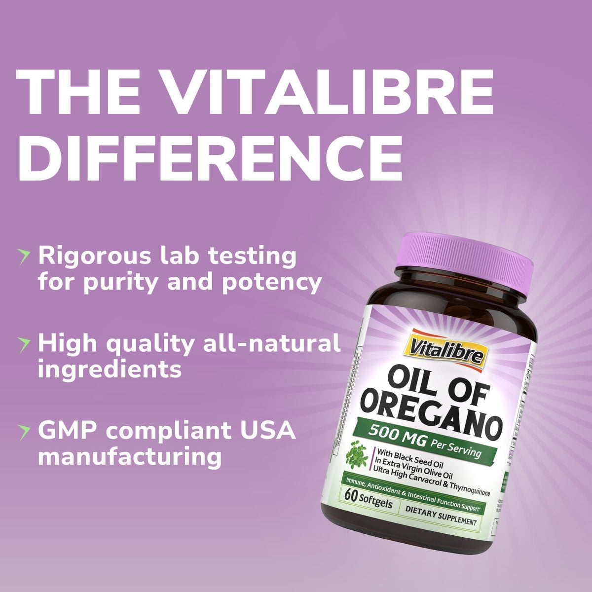 Vitalibre oregano oil for everyday use