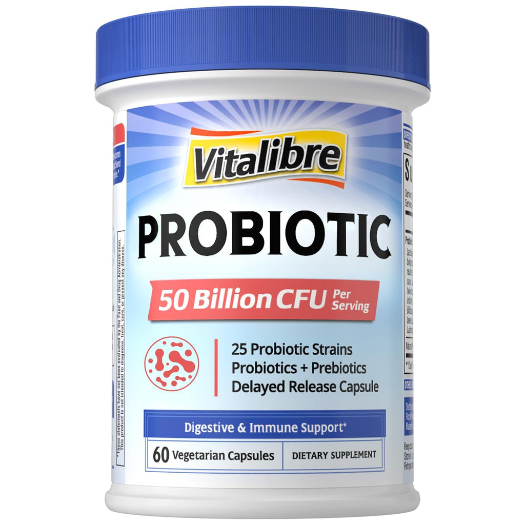 Vitalibre Probiotic 50 billion CFU capsules
